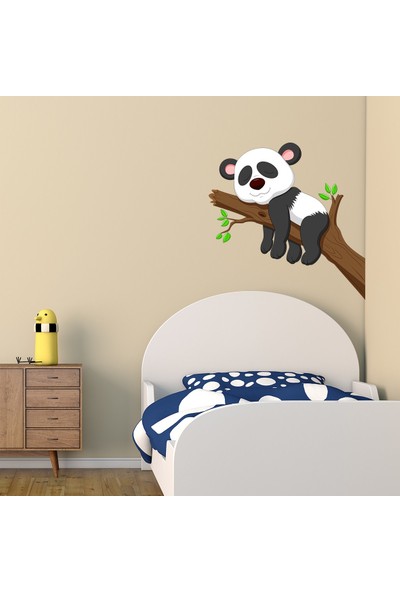 DekorLoft Uyuyan Panda Çocuk Odası Sticker CS-532
