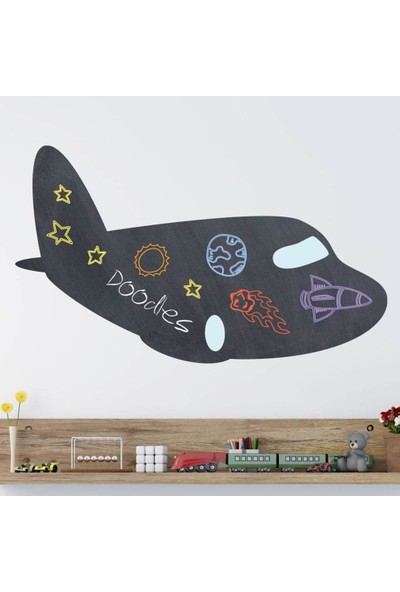 DekorLoft Uçak Yazılabilir Sticker YZB-1021 DekorLoft Uçak Yazılabilir Sticker YZB-1021