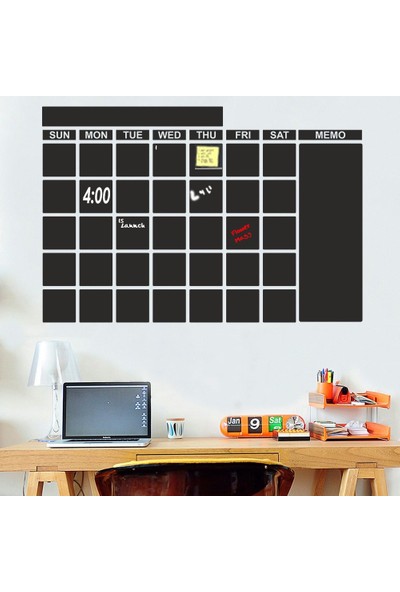 DekorLoft Aylık Program Yazılabilir Sticker YZB-1034 DekorLoft Aylık Program Yazılabilir Sticker YZB-1034