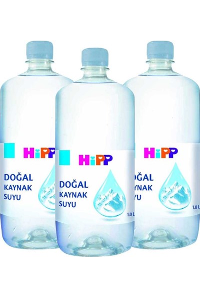Hipp Doğal Kaynak Suyu 1 lt x 3 Adet