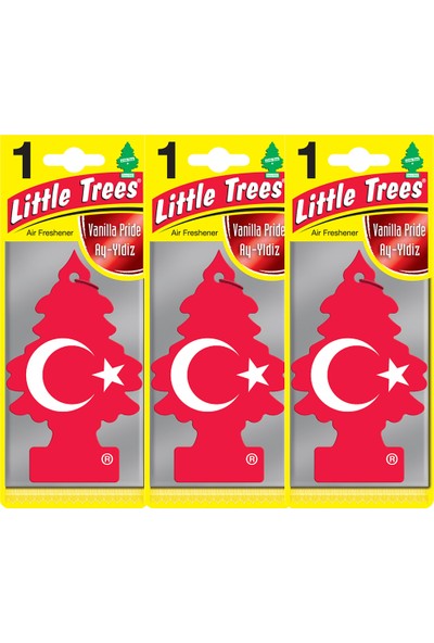 Little Trees Asma Koku Vanilla Pride Türk Bayrağı Kokusu 3 Adet Little Trees Asma Koku Vanilla Pride Türk Bayrağı Kokusu 3 Adet