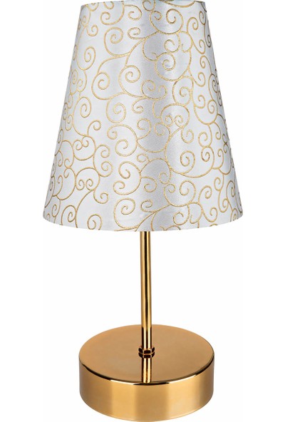 Modelight Estelya Abajur Gold - Desenli Modelight Estelya Abajur Gold - Desenli