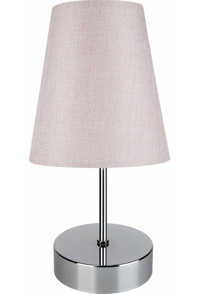 Modelight Estelya Abajur Krom - Pudra Modelight Estelya Abajur Krom - Pudra