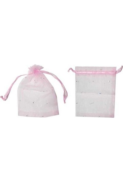 Elite Tül Kese Taşlı Pembe Kına Gecesi Çerez Kesesi 11cm*14cm 25 Adet Elite Tül Kese Taşlı Pembe Kına Gecesi Çerez Kesesi 11cm*14cm 25 Adet