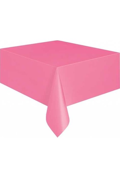 Brode Tek Kullanımlık Plastik Masa Örtüsü Pembe 120 cm * 180 cm