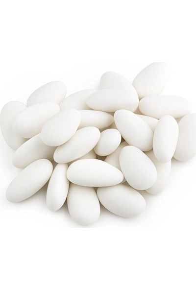Yavuz Badem Şekeri 1 Kilo Çekirdek Badem Şekeri Beyaz