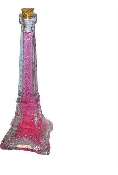 Elite Cam Şişe Kolonya Şişesi Eyfel Kulesi Modeli Mantar Tıpalı 6 cm * 16 cm 40 cc Elite Cam Şişe Kolonya Şişesi Eyfel Kulesi Modeli Mantar Tıpalı 6 cm * 16 cm 40 cc