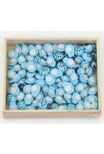 Elite Uğur Böceği 50 Adet Uğur Böceği Yapışkanlı Mavi 2 cm * 2 cm Elite Uğur Böceği 50 Adet Uğur Böceği Yapışkanlı Mavi 2 cm * 2 cm