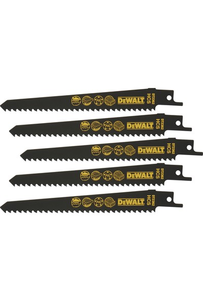 Dewalt Dt2362 Ahşap Kesim Tilki Kuyruğu Testere Bıçağı Ahşap,Plastik 5Ad. Dewalt Dt2362 Ahşap Kesim Tilki Kuyruğu Testere Bıçağı Ahşap,Plastik 5Ad.