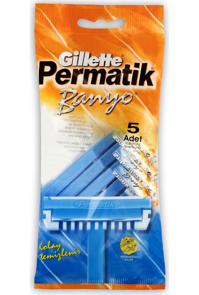 Gillette Permatik Banyo 5'Li