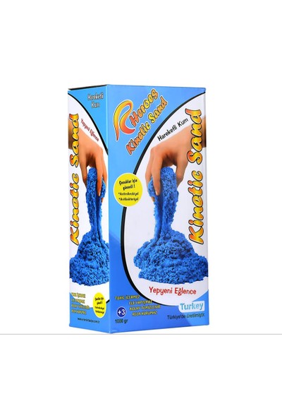 Kinetic Sand Uzay Kumu - 1 kg Premium Oyun Hamuru - Mavi Kinetic Sand Uzay Kumu - 1 kg Premium Oyun Hamuru - Mavi