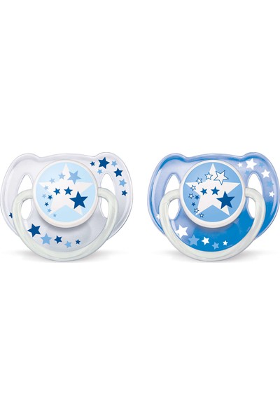 Philips Avent Karanlıkta Parlar Klasik Emzik 6-18 ay 2'li SCF176/62