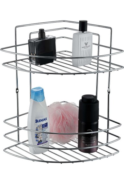 Primera 2 Raflı Krom Köşelik