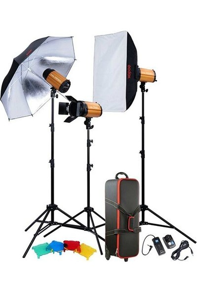 Godox 300SDI-D 3 lü Paraflaş Kiti ( 300 Watt )