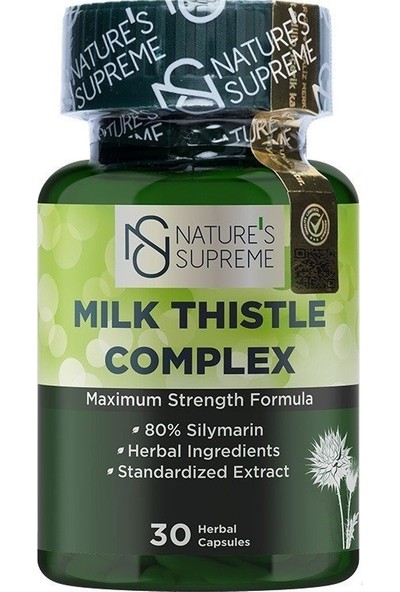 Nature's Supreme Milk Thistle Complex 30 Kapsül Nature's Supreme Milk Thistle Complex 30 Kapsül