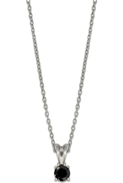 I'm Diamond Siyah Pırlanta Tektaş Kolye 0.18 Karat I'm Diamond Siyah Pırlanta Tektaş Kolye 0.18 Karat