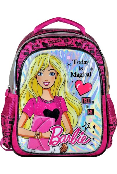 Hakan Çanta Barbie Lisanslı İki Bölmeli İlkokul Çantası 95271 - İki Gözlü