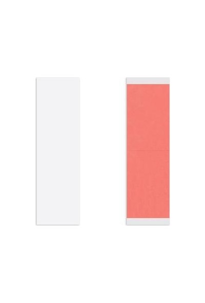 Kırmızı Sensitak Protez Saç Bandı 36 Adet Düz