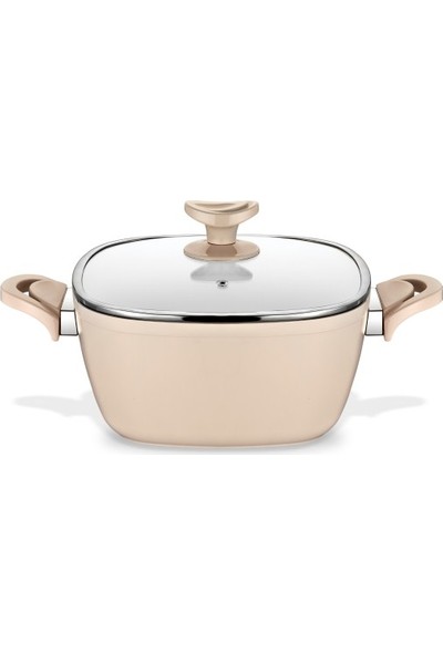 Schafer Gastronomie Derin Tencere 20 cm Krem