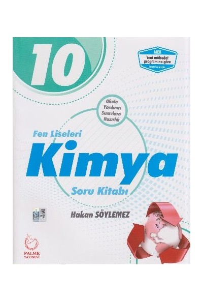 Palme Yayıncılık 10. Sınıf Fen Liseleri Kimya Soru Kitabı - Hakan Söylemez - Yaşar Bayramlı Palme Yayıncılık 10. Sınıf Fen Liseleri Kimya Soru Kitabı - Hakan Söylemez - Yaşar Bayramlı
