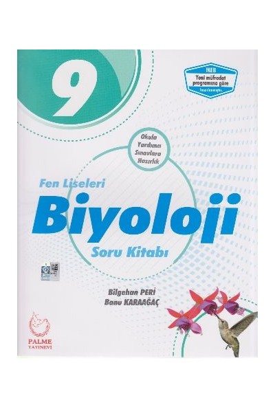 Palme Yayıncılık 9. Sınıf Fen Liseleri Biyoloji Soru Kitabı - Bilgehan Peri - Banu Karaağaç Palme Yayıncılık 9. Sınıf Fen Liseleri Biyoloji Soru Kitabı - Bilgehan Peri - Banu Karaağaç