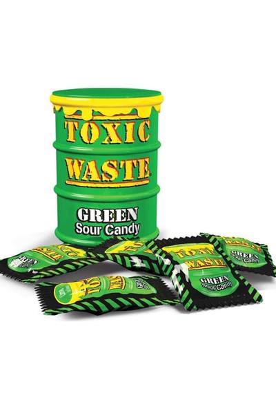 Toxic Waste Green Sour Ekşi Şeker 42 gr