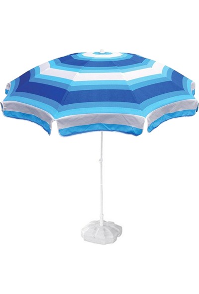 Tevalli Plaj Balkon Bahçe Şemsiyesi 2 Metre - Turkuaz + 20 LT Bidon Tevalli Plaj Balkon Bahçe Şemsiyesi 2 Metre - Turkuaz + 20 LT Bidon