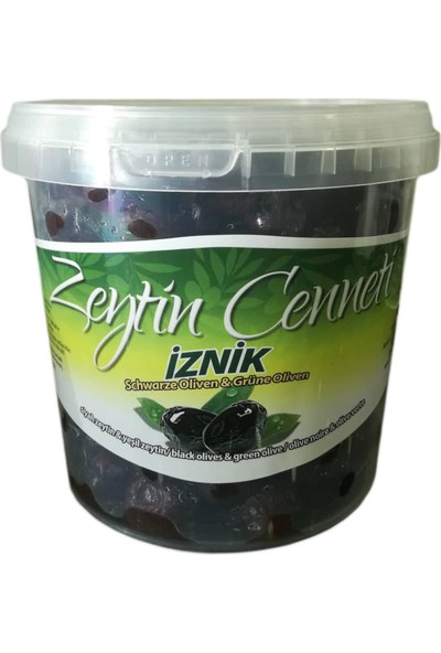 Zeytin Cenneti 201-230 (İznik İrisi)5 Kg Siyah Yağlı Sele