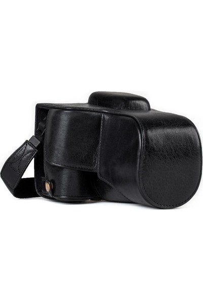 MegaGear Canon T7i 760D Kiss X9i 8000D Gerçek Deri Kamera Çantası