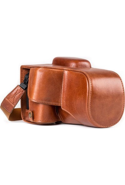 MegaGear Canon T7i 760D Kiss X9i 8000D Gerçek Deri Kamera Çantası