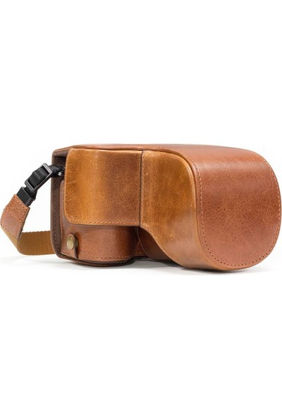 MegaGear Sony Alpha A6500 (16-70 mm) Gerçek Deri Kamera Çantası MegaGear Sony Alpha A6500 (16-70 mm) Gerçek Deri Kamera Çantası