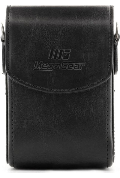 MegaGear Nikon P340, L28, TZ57 Suni Deri Dikey Kamera Çantası MegaGear Nikon P340, L28, TZ57 Suni Deri Dikey Kamera Çantası