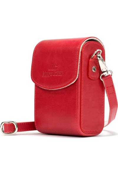 MegaGear Samsung WB350F Suni Deri Dikey Kamera Çantası MegaGear Samsung WB350F Suni Deri Dikey Kamera Çantası