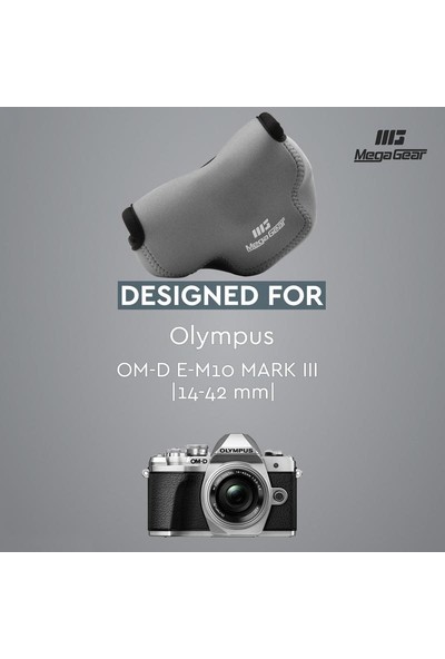 Megagear MG1357 Olympus Om-D E-M10 Mark Iıı (14-42Mm) Neopren Kamera Kılıfı