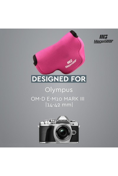 Megagear MG1358 Olympus Om-D E-M10 Mark Iıı (14-42Mm) Neopren Kamera Kılıfı
