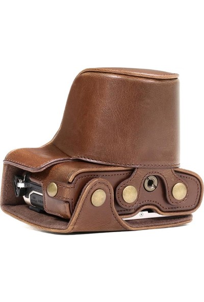 MegaGear Olympus PEN E-PL8 Suni Deri Kamera Çantası MegaGear Olympus PEN E-PL8 Suni Deri Kamera Çantası