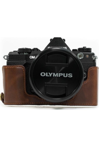 Megagear MG967 Olympus Om-D E-M5 Mark Iı Deri Kamera Çantası