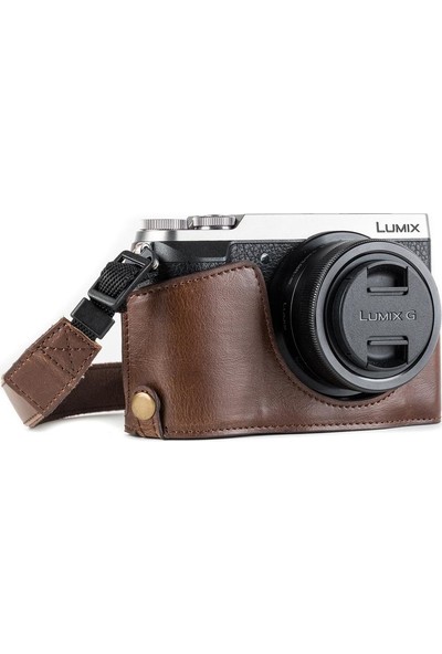 Megagear MG973 Panasonic Lumix Dmc-Gx85, Gx80 Deri Kamera Çantası Megagear MG973 Panasonic Lumix Dmc-Gx85, Gx80 Deri Kamera Çantası
