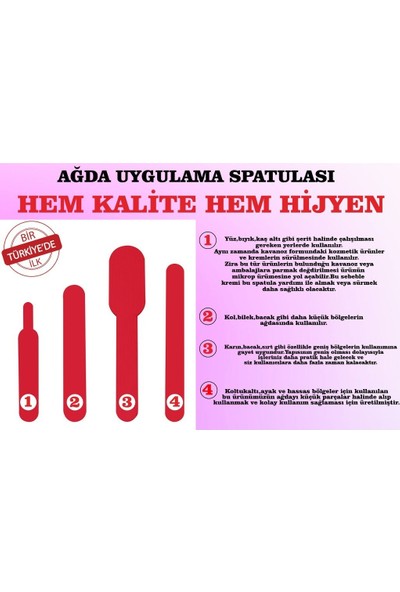 Ahşap Şehri Ağda Spatula Uygulama Seti Ahşap Şehri Ağda Spatula Uygulama Seti