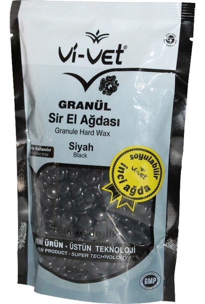 Vivet Granül Sir El Ağdası İnci Boncuk Ağda (Siyah) Vivet Granül Sir El Ağdası İnci Boncuk Ağda (Siyah)