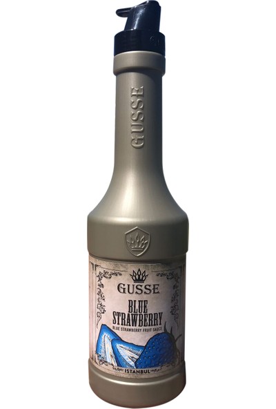 Gusse Mavi Çilek Frozen (Blue Strawberry) Meyve Püresi 1.1 Kg