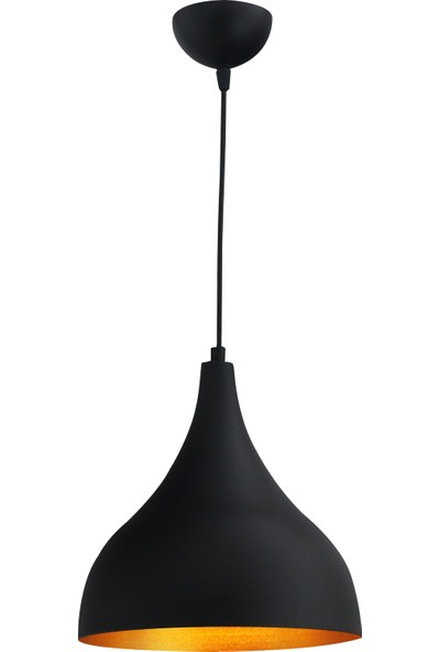 Bamyum Uzun Siyah Sarkıt Avize Bamyum Uzun Siyah Sarkıt Avize