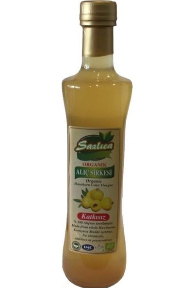 Sazlıca Organik Alıç Sirkesi 500 ml