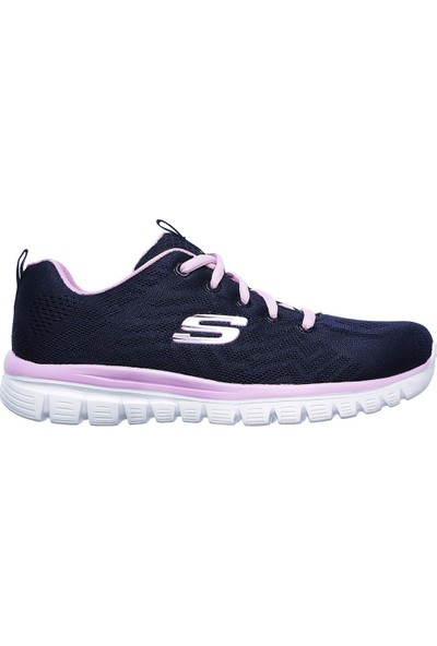 Skechers Graceful-Get Connected Koşu & Yürüyüş Kadın Ayakkabı Lacivert Pembe