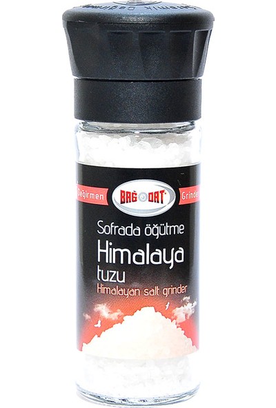 Bağdat Baharat Himalaya Çakıl Tuzu Cam Değirmen 110 gr Bağdat Baharat Himalaya Çakıl Tuzu Cam Değirmen 110 gr