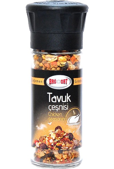 Bağdat Baharat Tavuk Çeşnisi Cam Değirmen 50 gr
