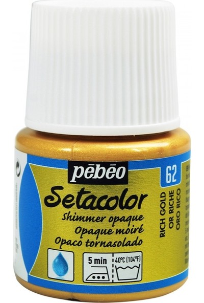 Pebeo Setacolor Shimmer Parlak Opak Kumaş Boyası 45Ml N:62 Rich Gold Pebeo Setacolor Shimmer Parlak Opak Kumaş Boyası 45Ml N:62 Rich Gold