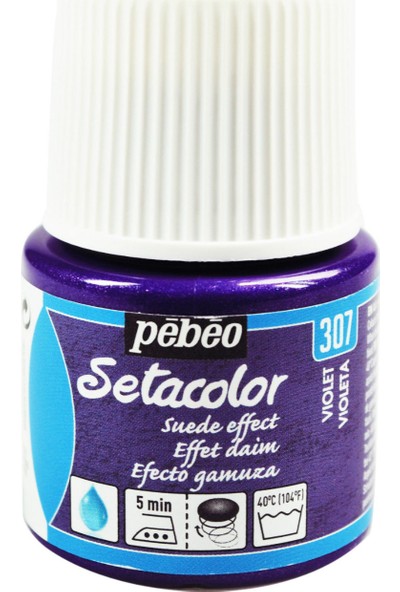 Pebeo Setacolor Suede Effect Kumaş Boyası 45Ml N:307 Violet Pebeo Setacolor Suede Effect Kumaş Boyası 45Ml N:307 Violet