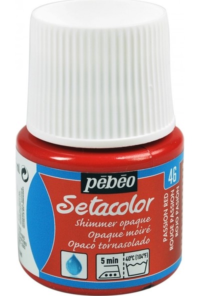 Pebeo Setacolor Shimmer Parlak Opak Kumaş Boyası 45Ml N:46 Passion Red Pebeo Setacolor Shimmer Parlak Opak Kumaş Boyası 45Ml N:46 Passion Red