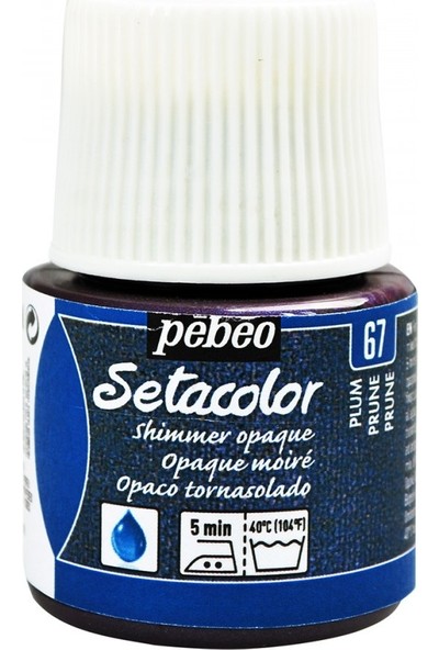 Pebeo Setacolor Shimmer Parlak Opak Kumaş Boyası 45Ml N:67 Plum Pebeo Setacolor Shimmer Parlak Opak Kumaş Boyası 45Ml N:67 Plum